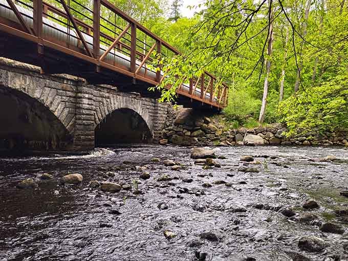 Nature trails wind through conservation areas where the only traffic jam involves a family of deer.