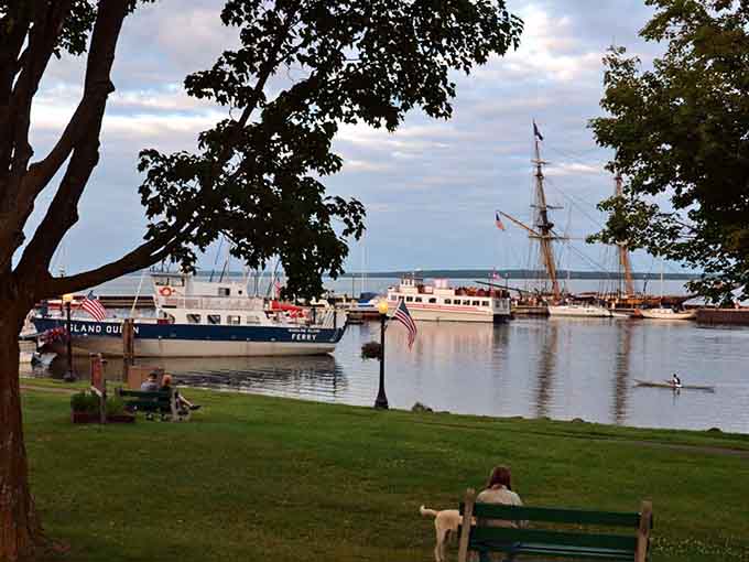 Historic vessels rest peacefully in harbor, reminding us that some traditions are worth preserving and celebrating.
