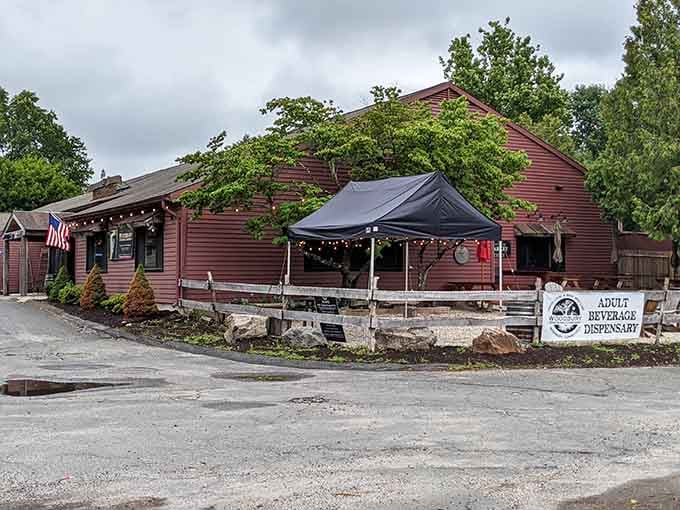 Even treasure hunters need craft beer breaks, and this inviting spot delivers refreshment with rustic New England style.