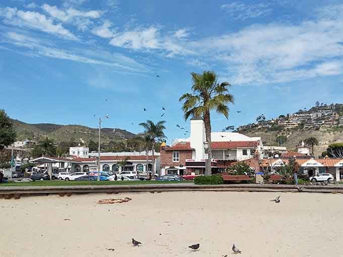 Birds circling overhead while palm trees sway&mdash;this beachfront scene practically begs you to kick off your shoes.