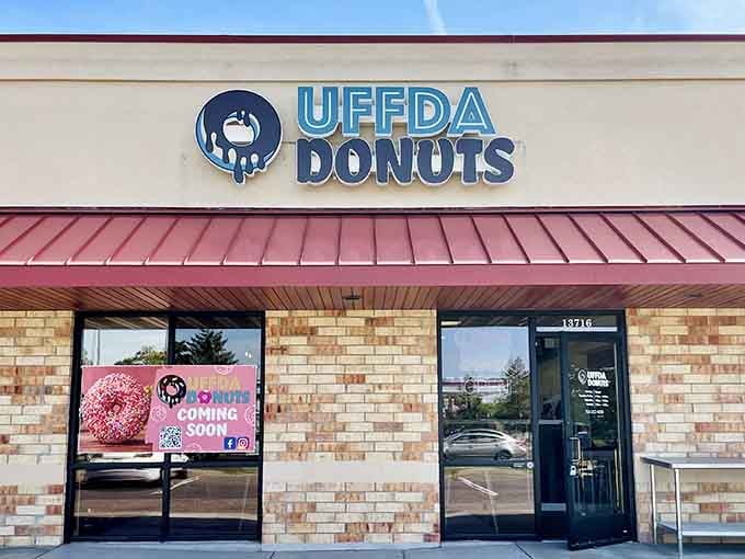 The clean storefront and that playful dripping donut logo tell you these folks take their craft seriously.