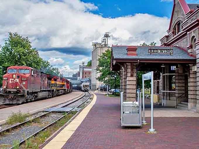 When trains still rumble past your historic depot, you know you've found a town that respects its roots.