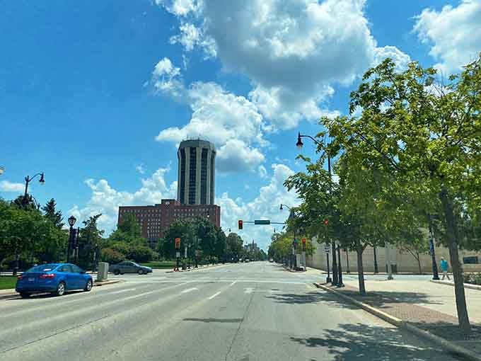 Tree-canopied boulevards lead to downtown destinations where your retirement dollars stretch like the open road ahead of you.