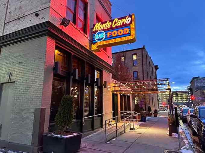 That glowing vintage neon sign has been guiding hungry souls to great steaks through downtown streets for generations.