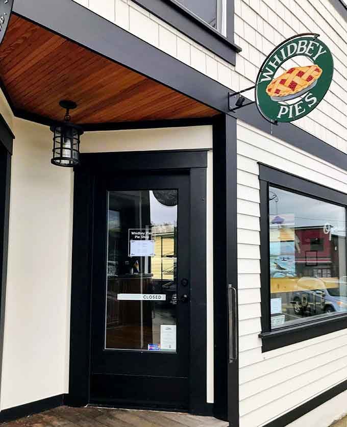 Clean lines and classic styling frame the doorway to island pie paradise&mdash;simple elegance meets buttery goodness.