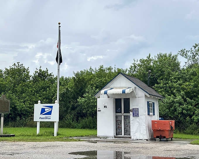 The tiniest post office in America looks like someone's garden shed decided to join the postal service.