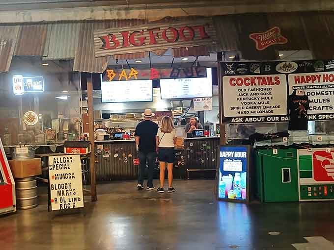 The eclectic wall decorations and happy hour specials promise good times alongside seriously delicious smoked meats.