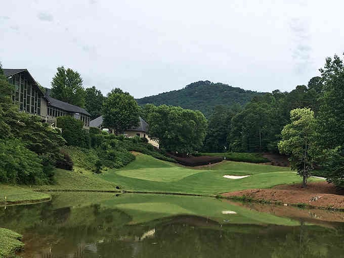 Lush fairways nestled in mountain valleys where the scenery rivals anything you'd find in Scotland or Ireland.