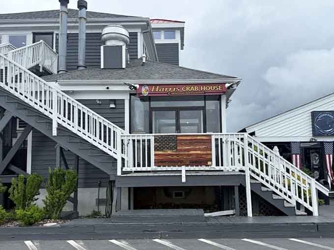 Even on cloudy days, this waterfront charmer shines bright with the promise of sweet crab meat and happy memories.