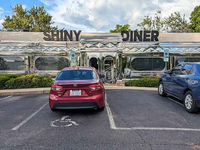 The polished metal facade and retro styling transport you straight back to the golden age of American diners.
