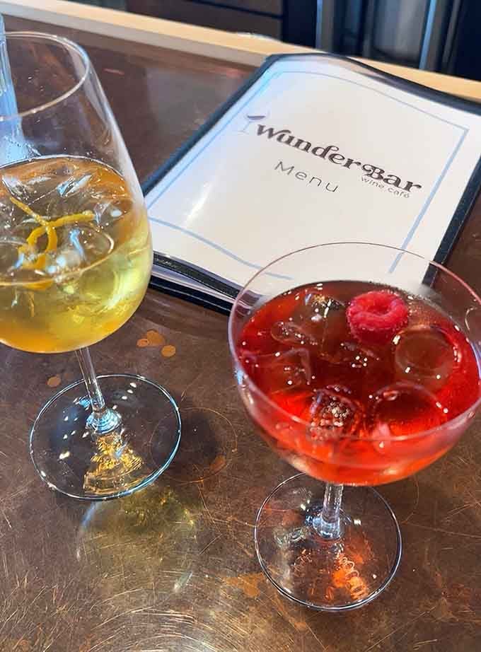 Cocktails at a German bakery might sound unusual until you remember Europeans have been doing this forever.