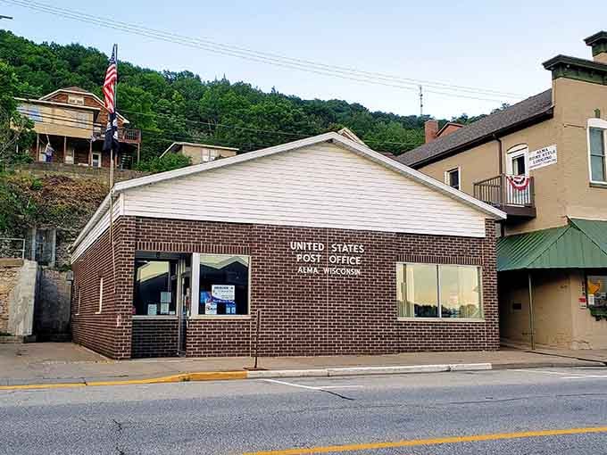 Even the post office looks charming here, making bill-paying almost pleasant, which is saying something pretty remarkable.