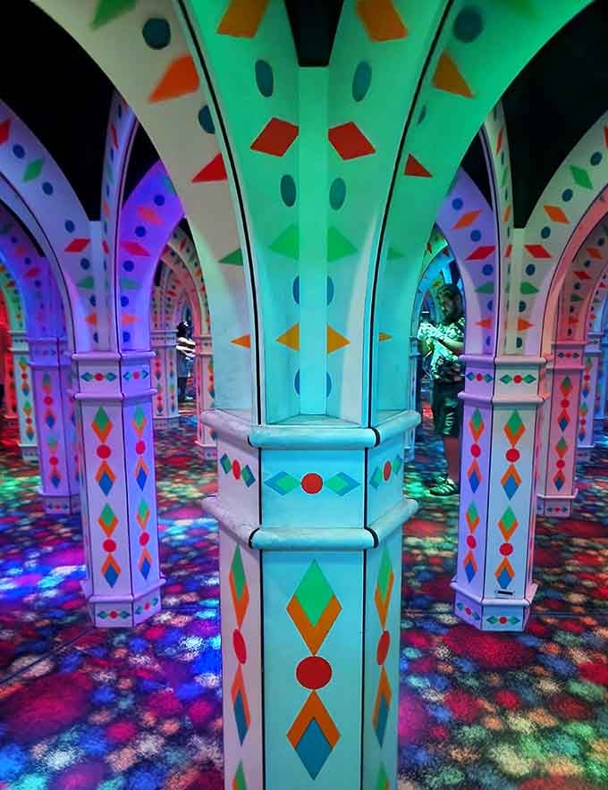 Every column becomes a gateway to somewhere, though figuring out where requires some trial and error.