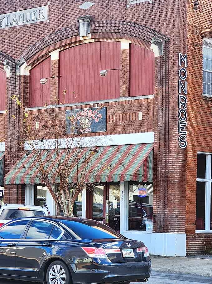 Monroe's sits tucked into the Rylander building, serving up local flavor in a space that's seen generations of hungry diners come through.