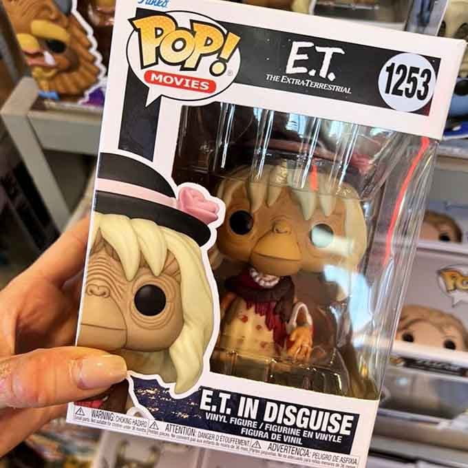 Even E.T. wants to phone home about the pop culture collectibles available at this legendary store.