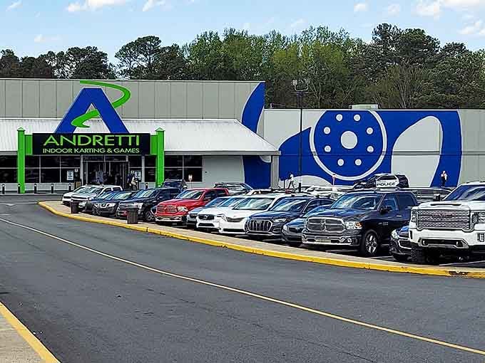 Plenty of parking means you can focus on the fun ahead instead of circling like a vulture.