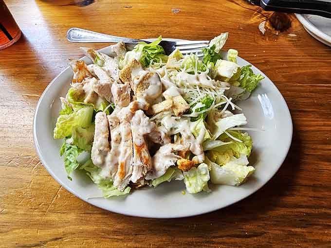 A Caesar salad this generous makes you feel virtuous before diving into that wild game entree you've been eyeing.