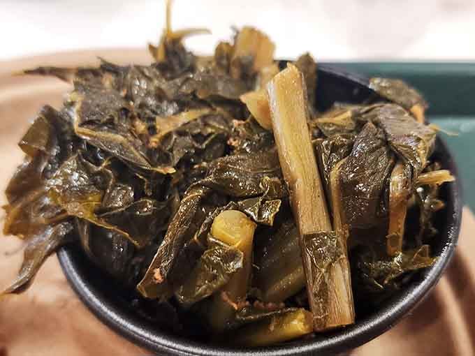 Collard greens cooked right are proof that vegetables can hang with the cool kids at barbecue joints.