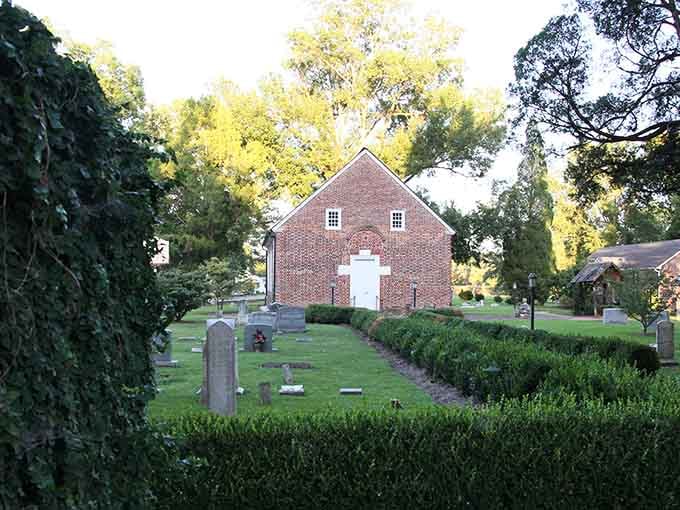 St. Thomas Episcopal Church has been standing since 1734, outlasting every trend you can imagine.