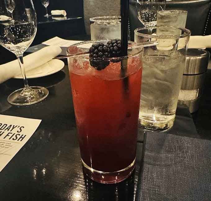 That blackberry agua fresca garnished with fresh berries is practically begging to be photographed before you drink it.