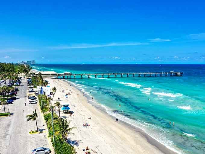 That pier stretching into impossibly blue water is basically an invitation you can't refuse, so don't even try.