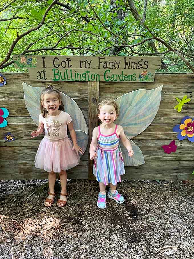 Proof that you visited the fairy realm and earned your wings, no pixie dust required for this photo op.