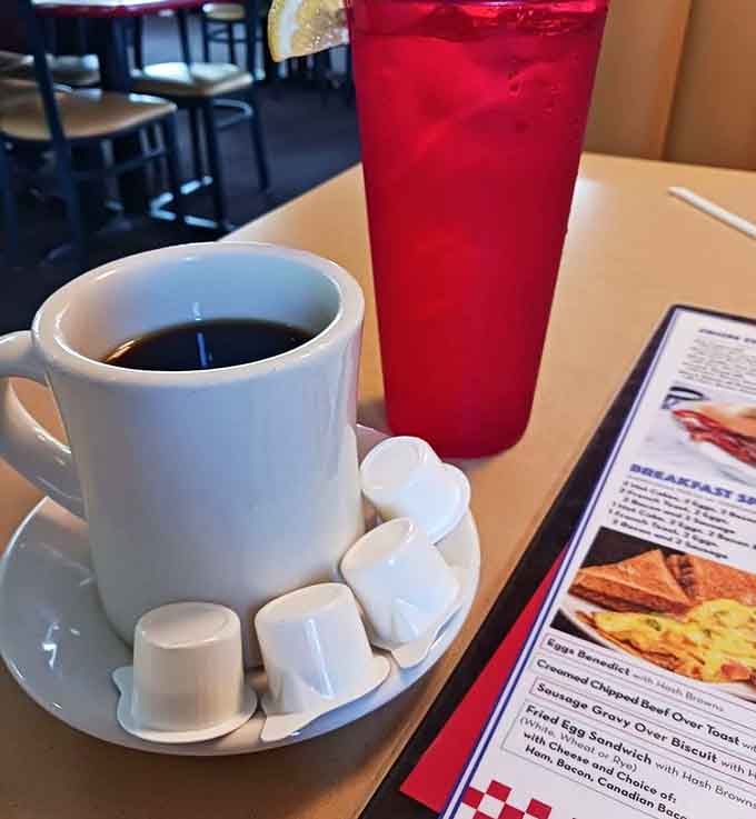 Coffee strong enough to wake you up, plentiful enough to keep you going, simple enough to be perfect.