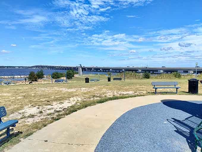 Waterfront views where the only traffic jam involves sailboats gently competing for the best breeze.
