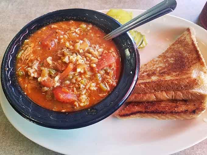 Homemade soup and grilled cheese: the comfort food combination that's been fixing bad days since forever began.