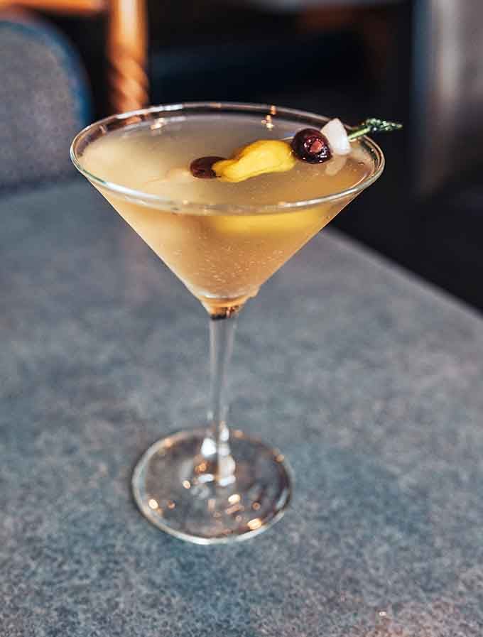 Even the cocktails here look like they're ready for their close-up, garnished to perfection and absolutely Instagram-worthy.