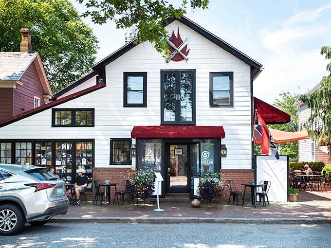 Modern Stone Age's charming exterior hints at the kind of coffee shop that becomes your daily ritual.