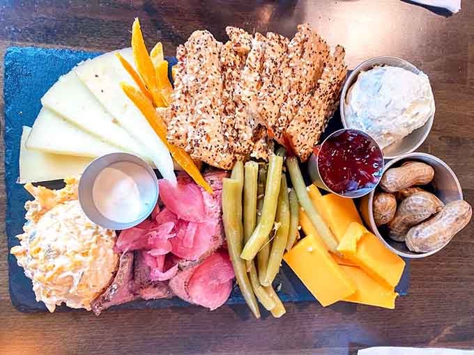 A cheese board so photogenic it probably has its own Instagram account and more followers than you do.