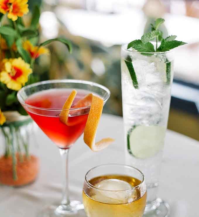 Cocktails crafted with the same care as the food, because your beverage deserves respect too.
