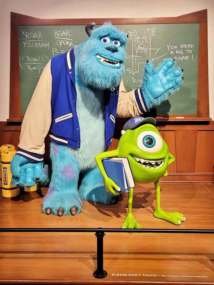 Sulley and Mike teaching science proves that even monsters understand the importance of a good education.