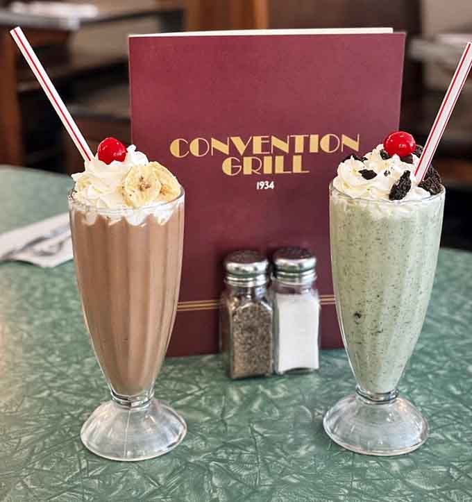 These malted milkshakes stand tall and proud, thick enough to require commitment and possibly upper body strength.