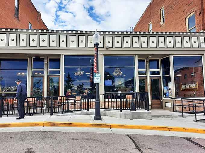 Modern dining meets historic brick, because even gold rush towns eventually discovered the importance of a good brunch spot.