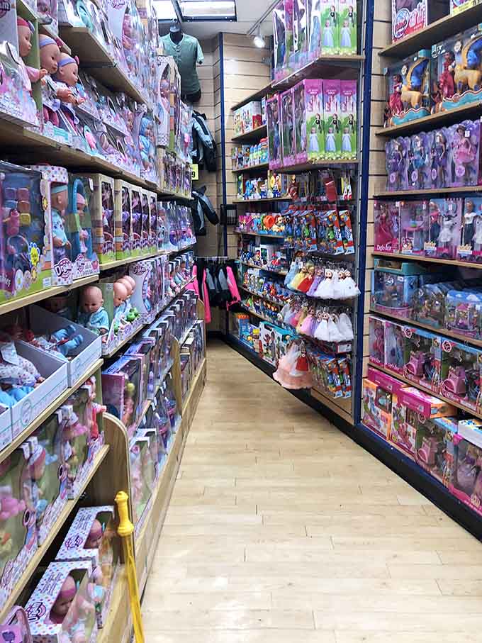 This toy aisle looks like every birthday wish list came to life and decided to throw a party.