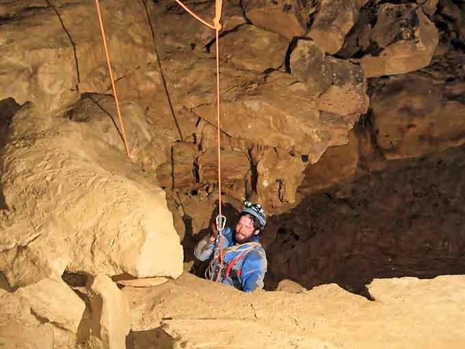 Rappelling into the depths requires courage, skill, and possibly a complete reevaluation of your life choices.
