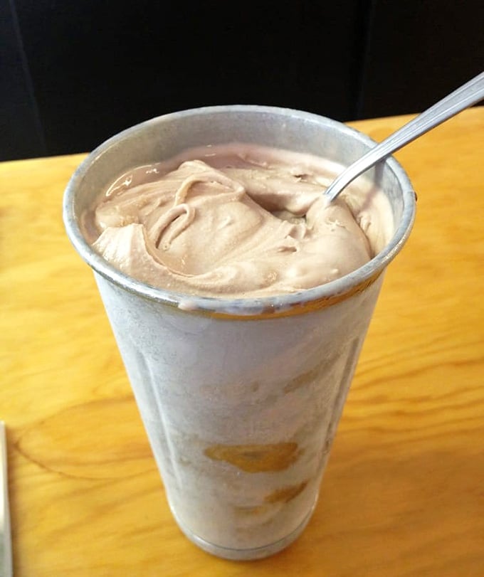 Thick enough to stand a spoon in, this shake requires commitment and delivers pure happiness.