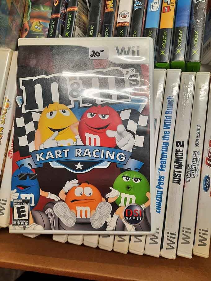 M&M's Kart Racing for Wii proves that literally everything eventually ends up at a flea market, even candy-themed racing.