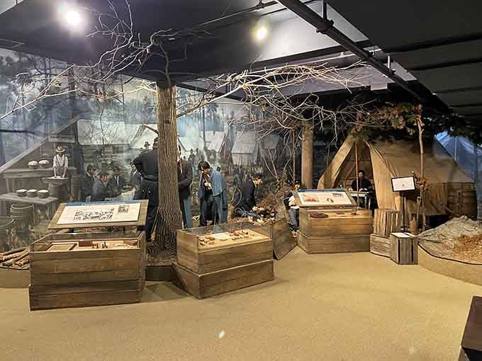 History comes alive in exhibits that make you grateful for modern medicine and air conditioning.