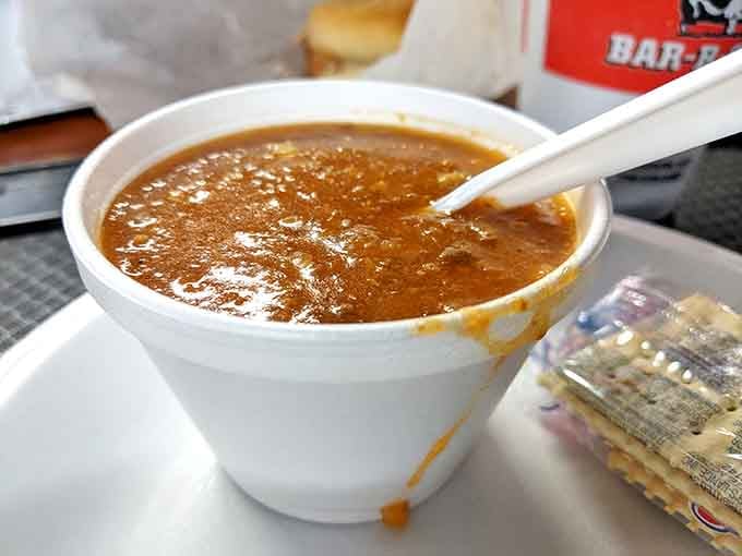 That thick, rich Brunswick stew with its spoon standing at attention is ready to warm your soul one hearty bite at a time.