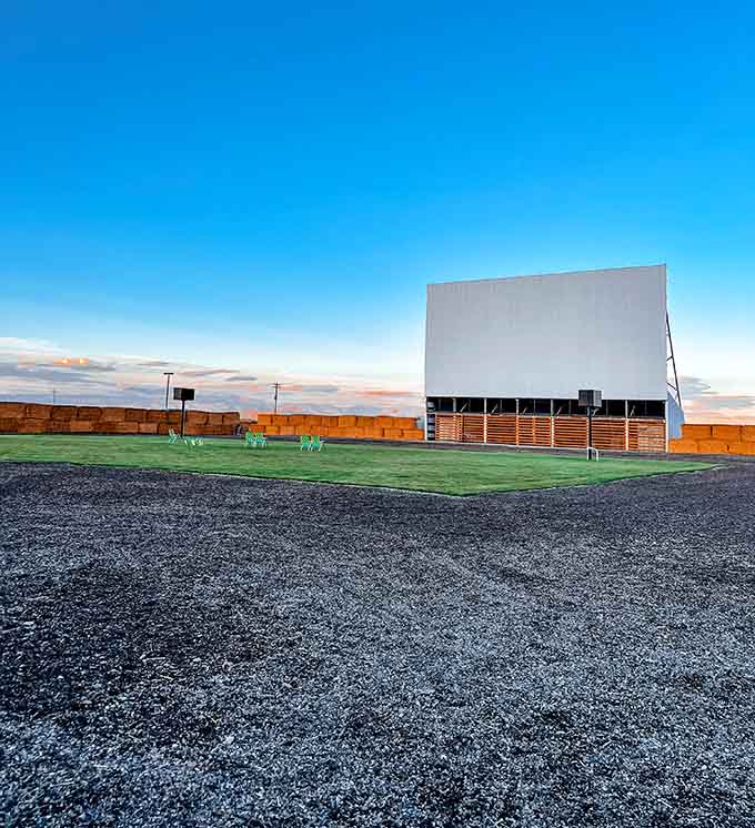 That perfectly manicured lawn seating area proves someone really thought about comfort when planning this whole operation.