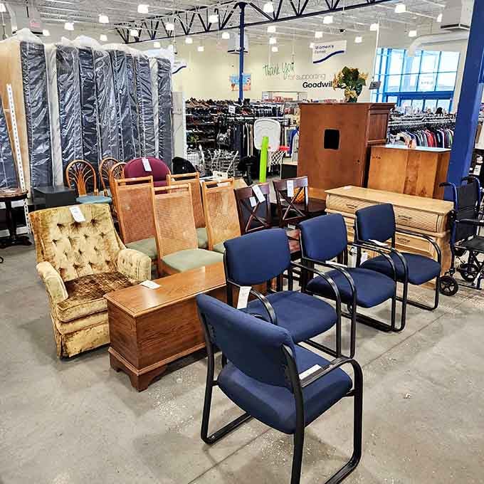 Furniture with history and character, ready to anchor your living room without anchoring your bank account simultaneously.