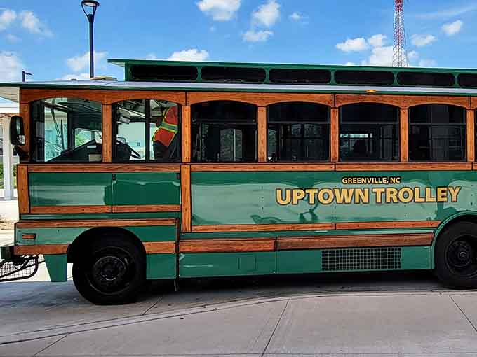 The Uptown Trolley adds charm to getting around, proving transportation doesn't have to be boring.