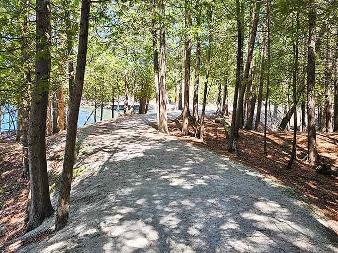 Paved paths mean you can enjoy nature's beauty without worrying about twisted ankles or muddy shoes.