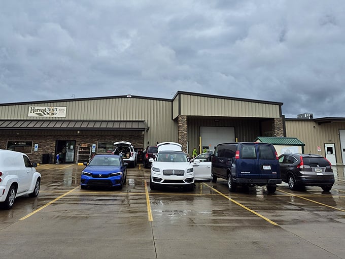 Rain or shine, treasure hunters fill this lot like it's Black Friday at the mall every single day.