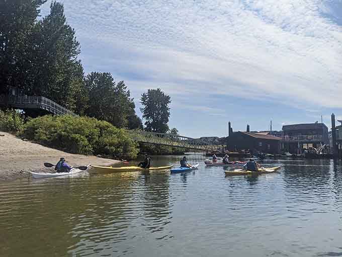 Kayakers glide through protected waters, discovering why this island hideaway has become Portland's best-kept recreational secret.