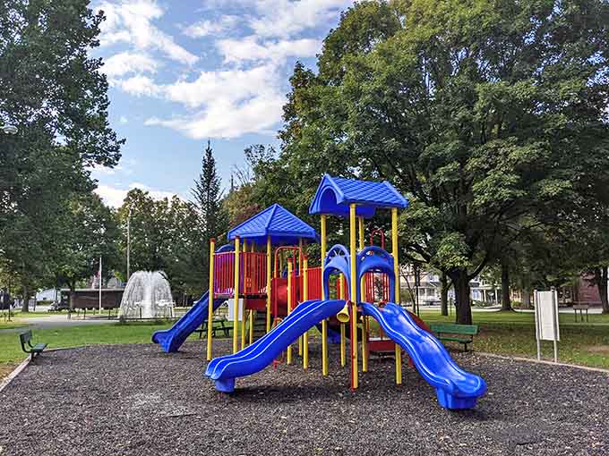 Small-town parks where kids still play outside, a concept that feels revolutionary in our screen-obsessed world.