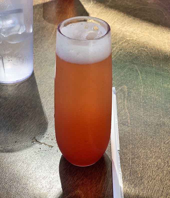 This refreshing beverage proves that brunch without a little sparkle is just a sad breakfast.